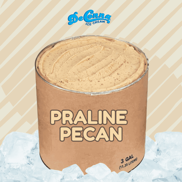 Praline Pecan 3 Gallon Ice Cream Tubs